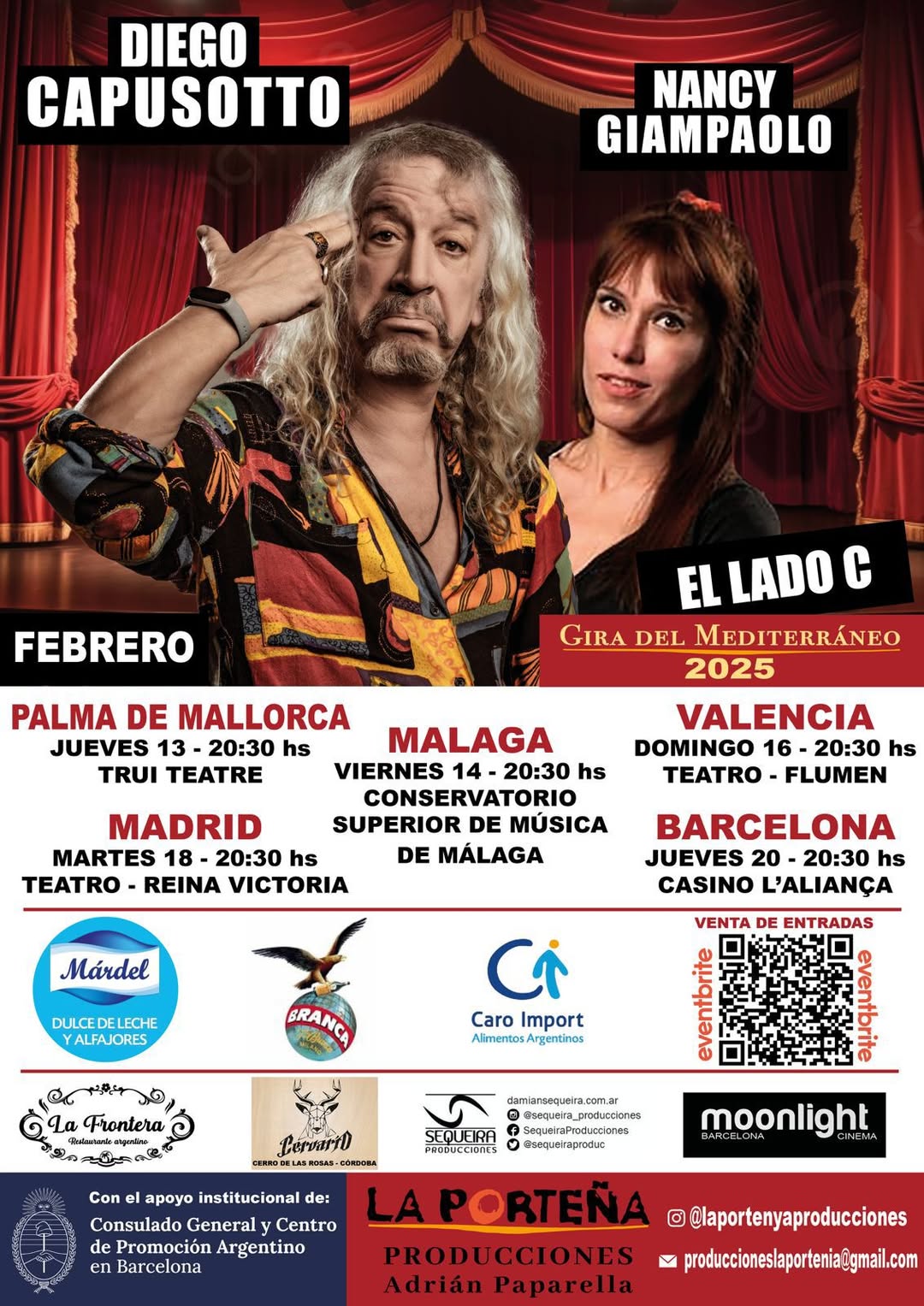 Diego Capusotto – Nancy Giampaolo – EL LADO C • FM SUR